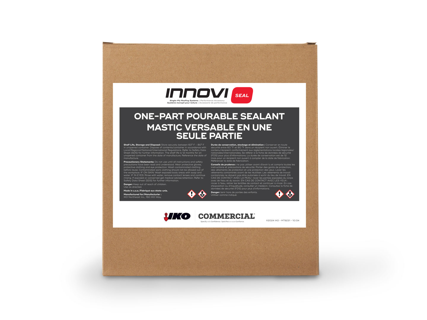 InnoviSeal[tm] One-Part Pourable Sealant – Liquid Flashing - IKO Commercial