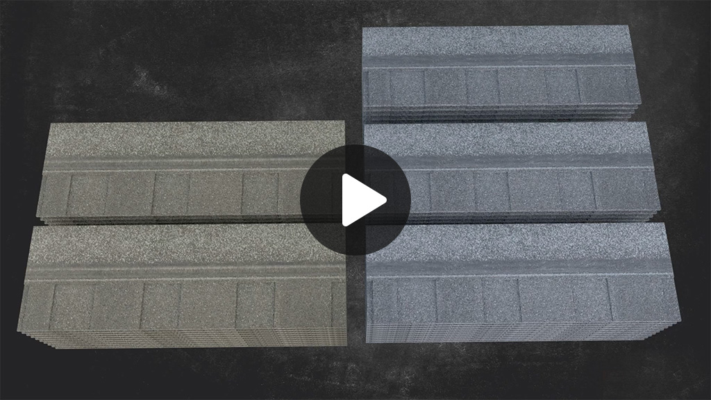 Bundles Of IKO Shingles in a Square - IKO North America