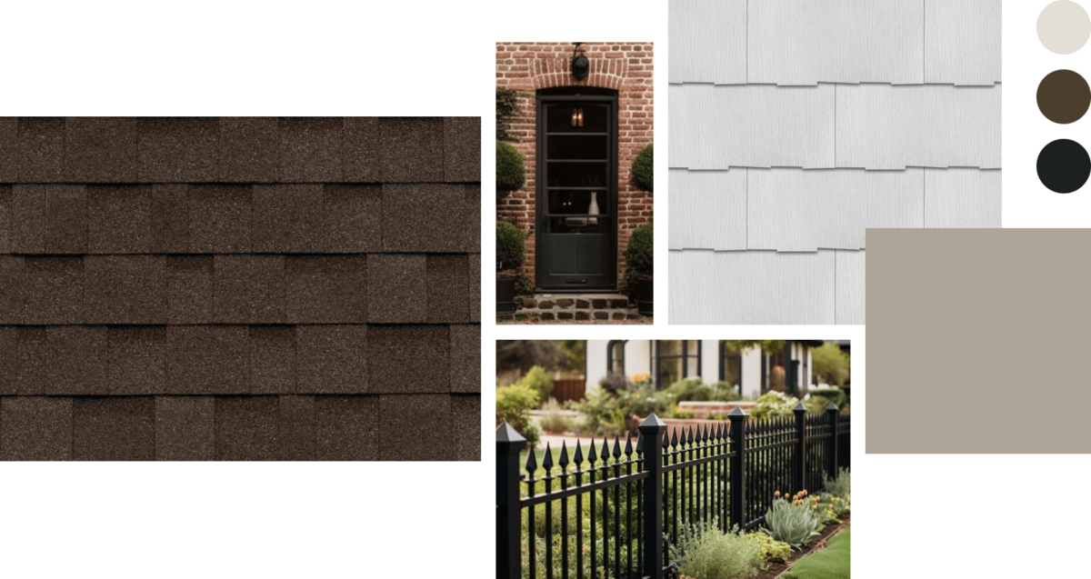 Style Board - Frostone Grey & Light Blue - IKO North America