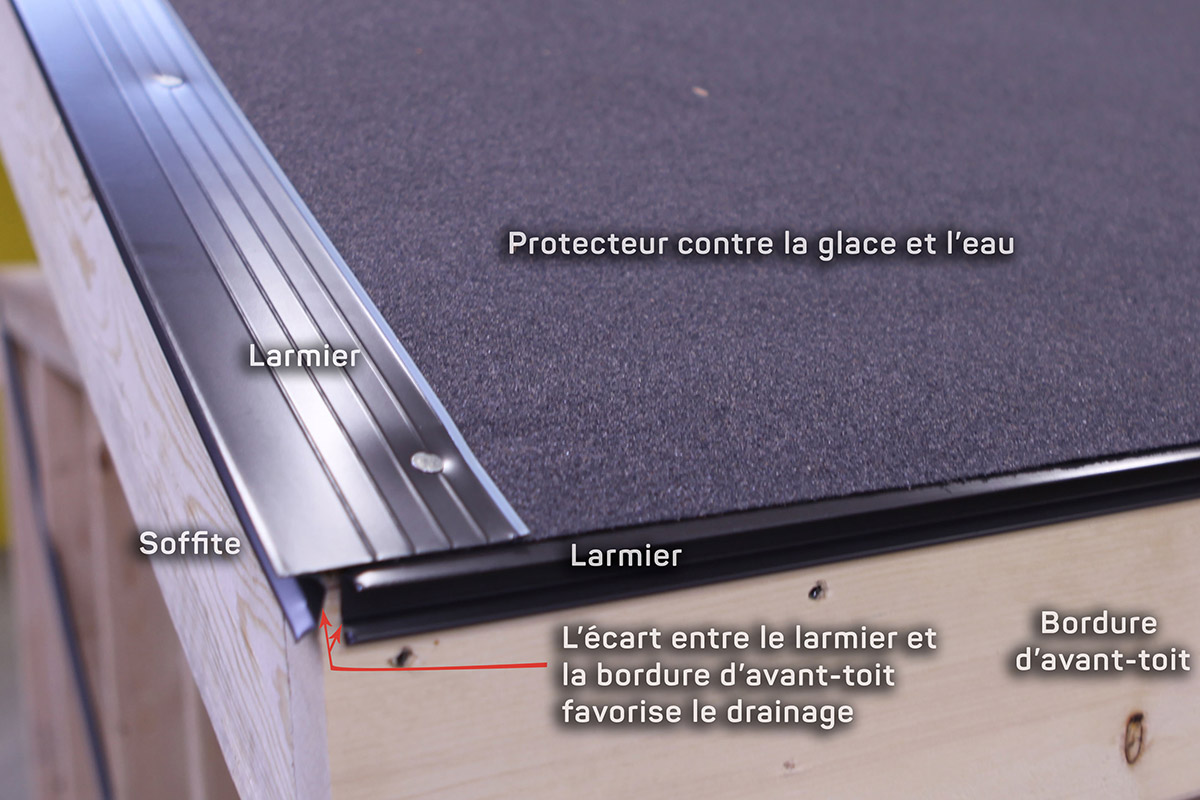 Guide des larmiers pour toits de bardeaux - Un larmier est-il ...